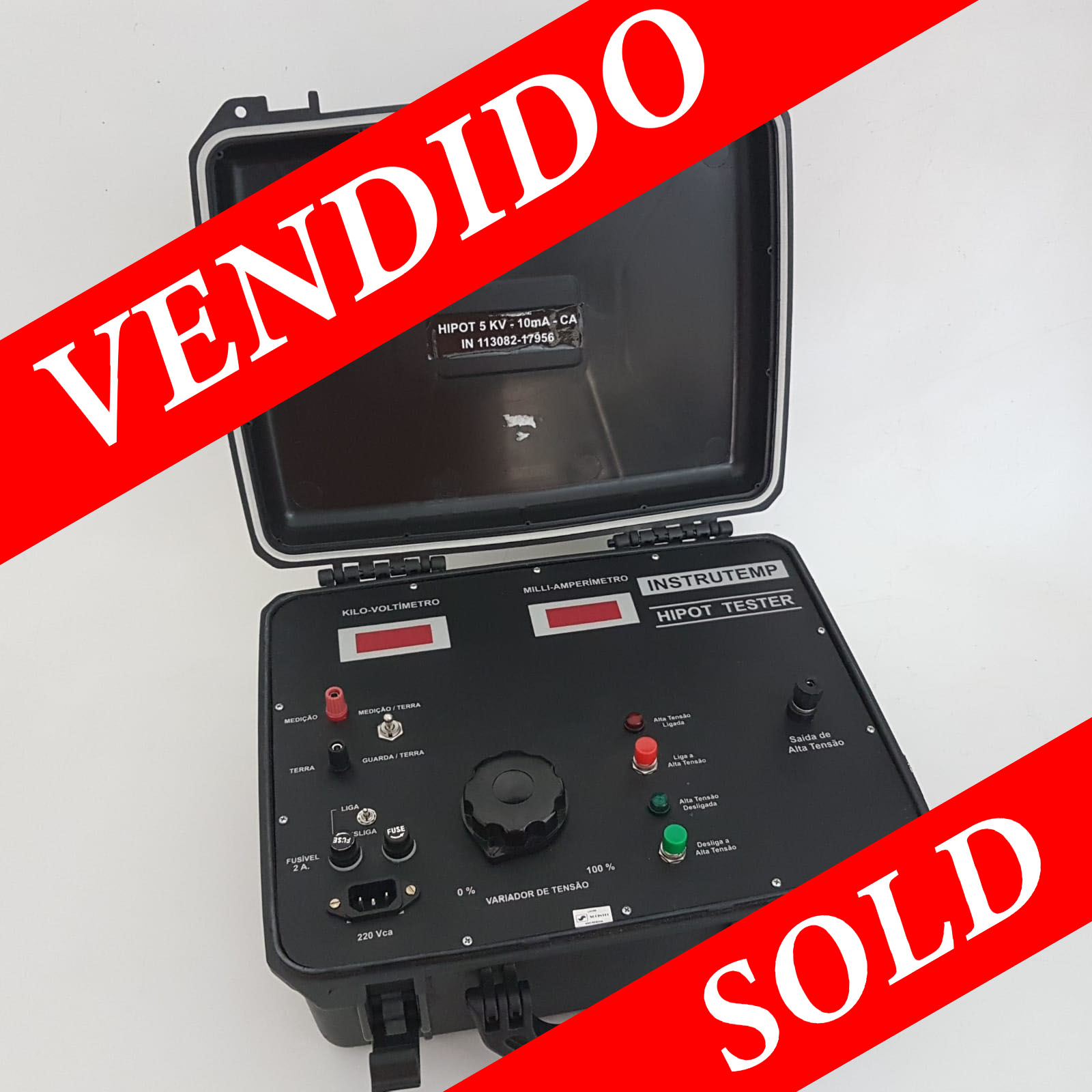 Hipot Tester 5KV -10 mA - CA - INSTRUTEMP - Indushop
